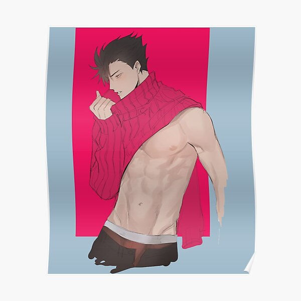Combatant Feathered Artwork Shirtless Anime Men Graphic Ts Poster For Sale By Jessechavis