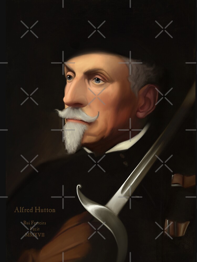 "Alfred Hutton w/ Sabre" T-shirt for Sale by RuiFerreira | Redbubble ...