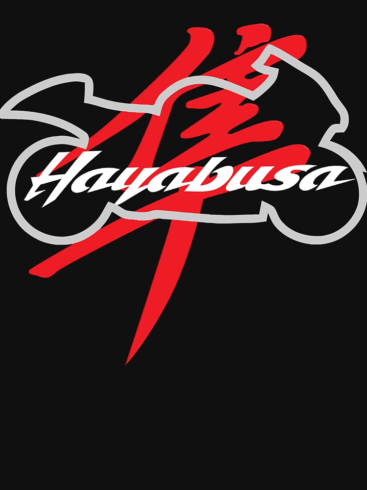 "Suzuki Hayabusa Motorcycle Logo Silhouette " Essential T-Shirt for ...