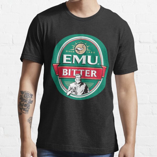 "emu bitter beer logo Local beer brewey logo" T-shirt by DennisPatry ...