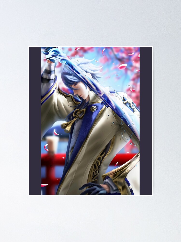 "Eldest Son Aristocracy Water System Kamisato Ayato Retro Vintage ...