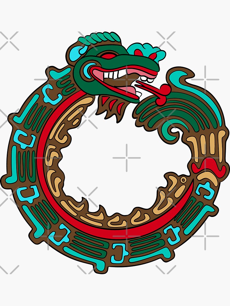 "Quetzalcóatl" Sticker for Sale by archaeologyart | Redbubble