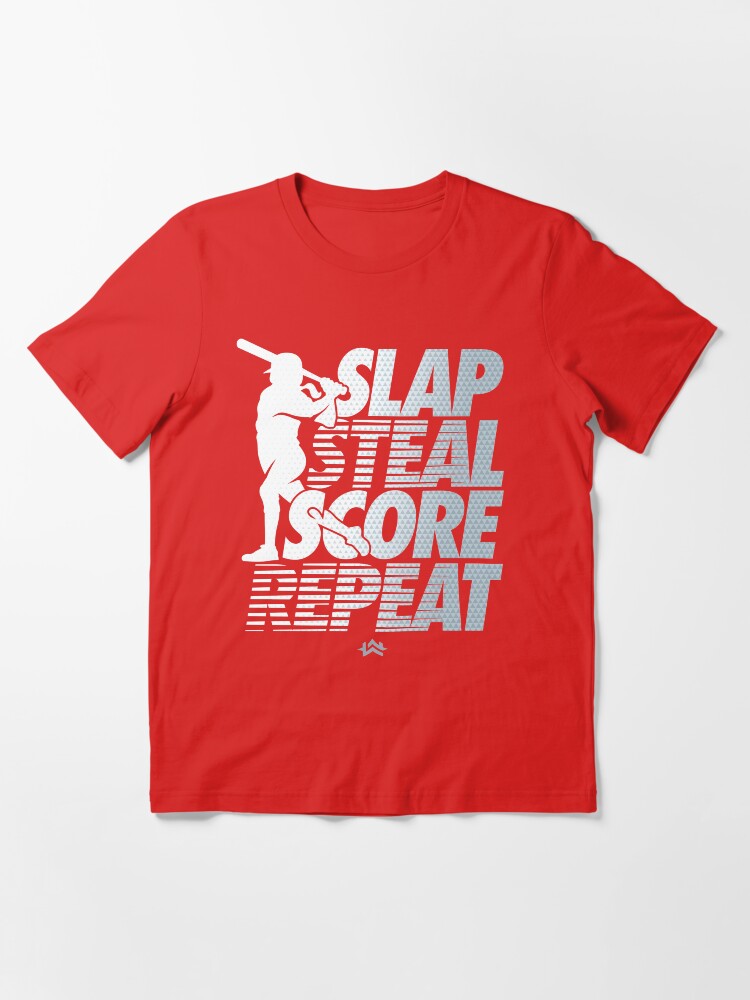 "Slap. Steal. Score. Repeat. Softball Tee" T-shirt for Sale by ...