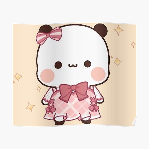 "Cute Princess Bubu In Pink Dress" Poster for Sale by gingersweet ...