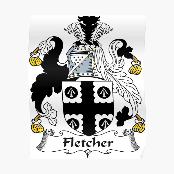 "Fletcher" Poster for Sale by HaroldHeraldry | Redbubble