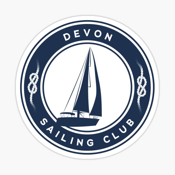 "Devon sailing" Sticker for Sale by leewarddesign | Redbubble