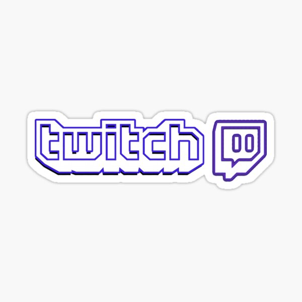"Twitch Logo Transparent" Sticker for Sale by DeeShoping | Redbubble