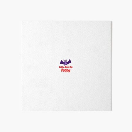 "Batty About My Poppy Grandpa Bat Cartoon" Art Board Print for Sale by ...