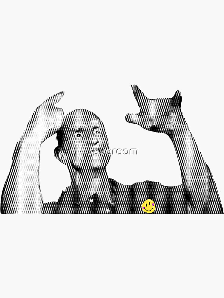 "Gurning Face Guy" Sticker for Sale by raveroom | Redbubble