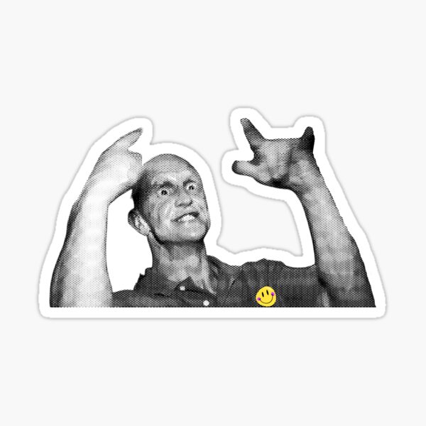 "Gurning Face Guy" Sticker for Sale by raveroom | Redbubble