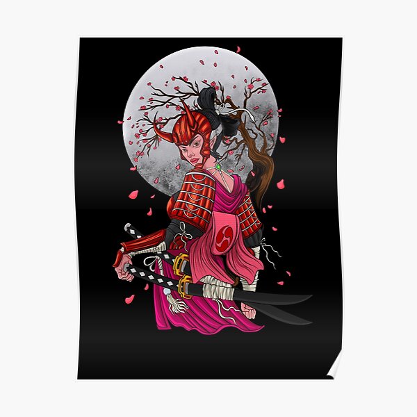 "kunoichi" Poster for Sale by erarasendriya | Redbubble