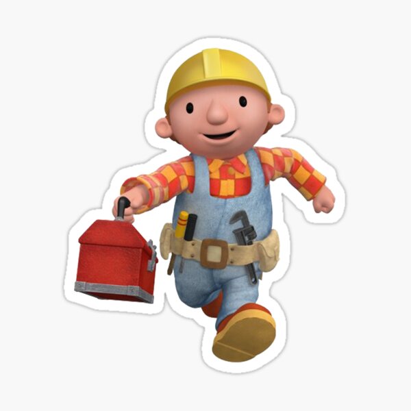 "bob the builder" Sticker for Sale by Candy-B10 | Redbubble