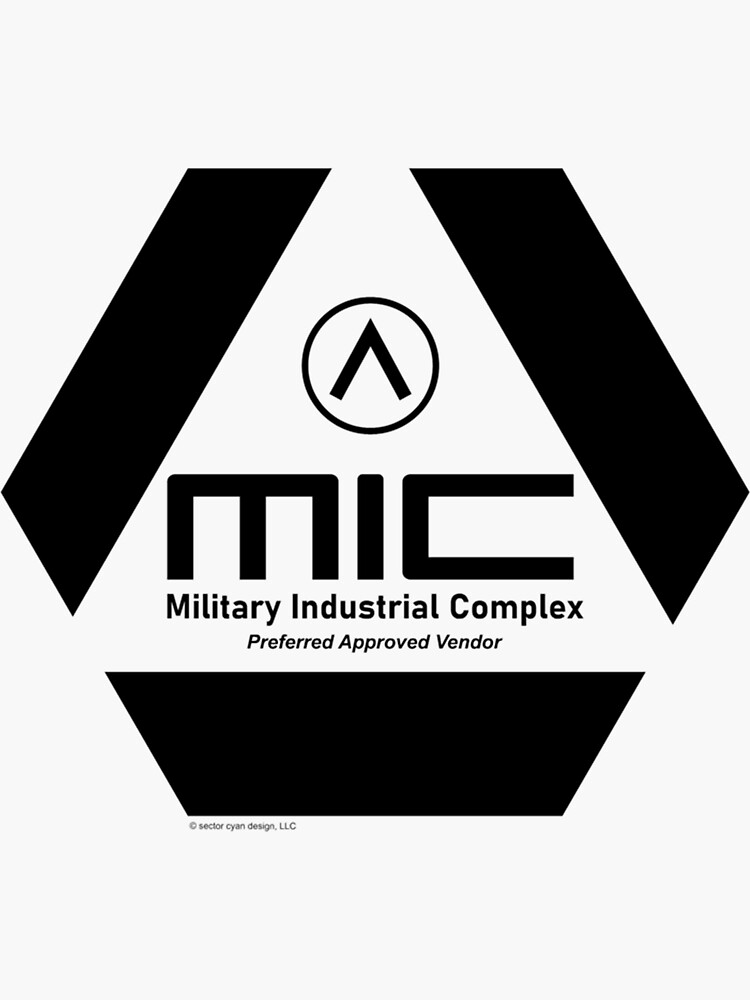 "Military Industrial Complex Preferred Approved Vendor " Sticker for ...