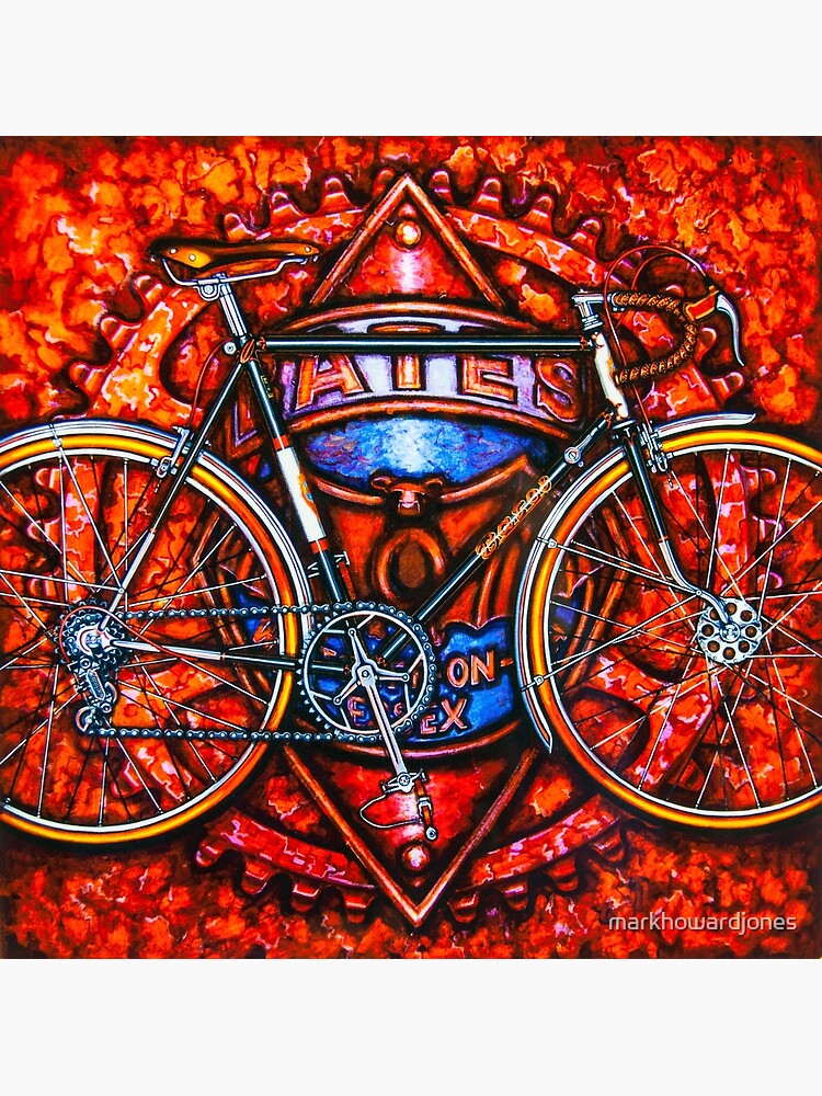 "Bates Bicycle" Poster by markhowardjones | Redbubble