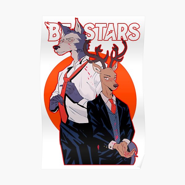 "beastars cartoon for kids" Poster for Sale by hintzkobe | Redbubble
