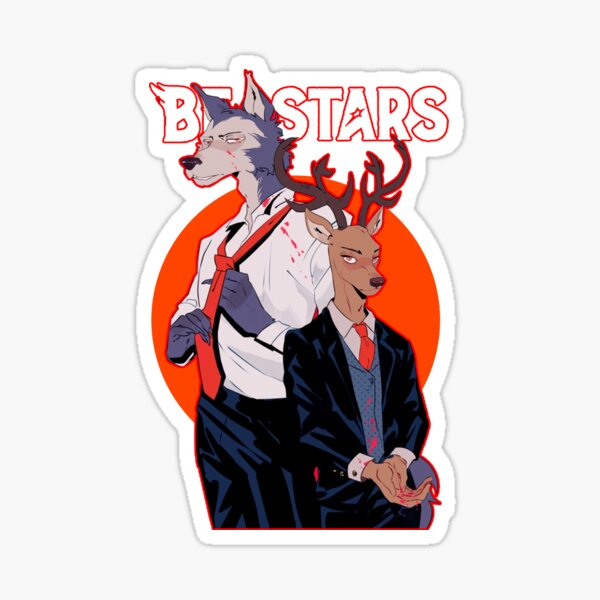 "beastars cartoon for kids" Sticker for Sale by hintzkobe | Redbubble