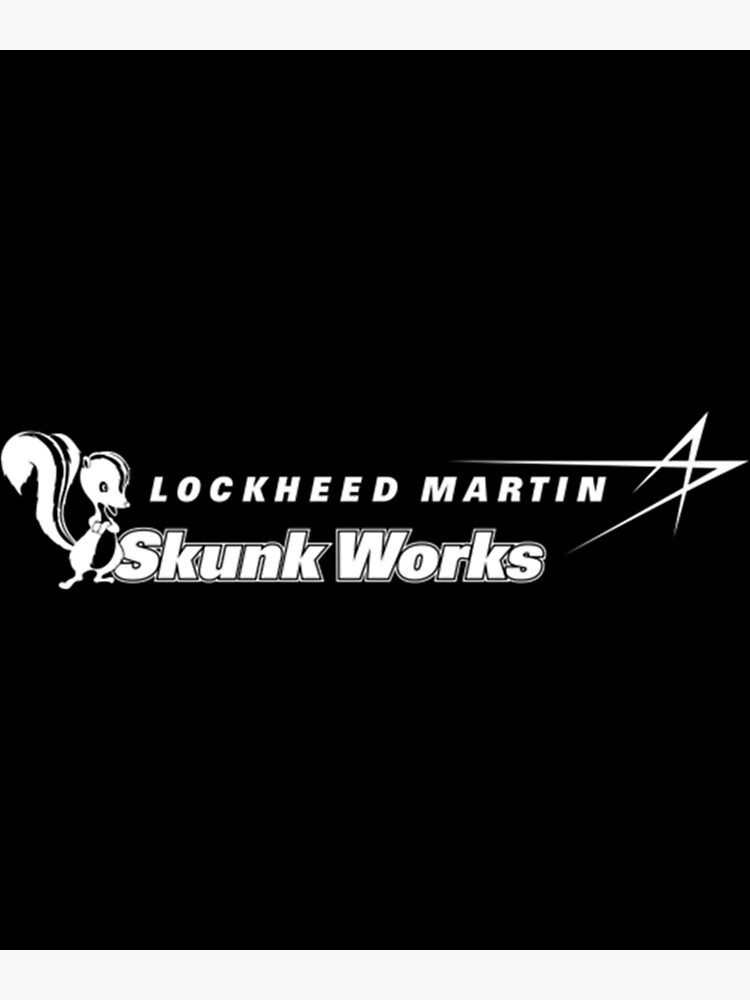 "Skunk Works, Lockheed Martin Skunk Works Logo " Canvas Print for Sale ...