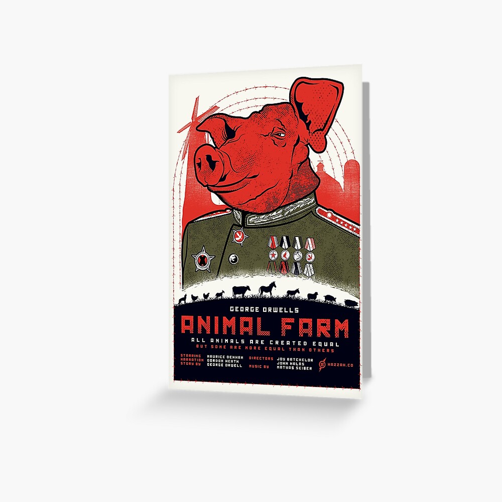 "Animal Farm Movie Poster" Poster for Sale by HAZZAH | Redbubble