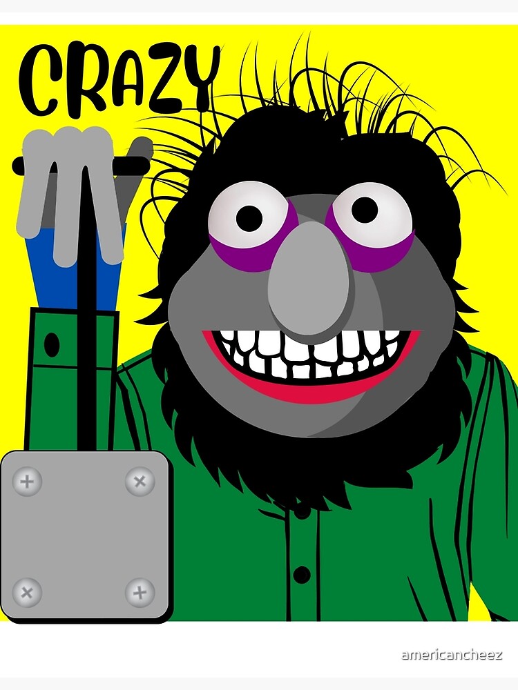 "Crazy Puppet" Poster for Sale by americancheez | Redbubble