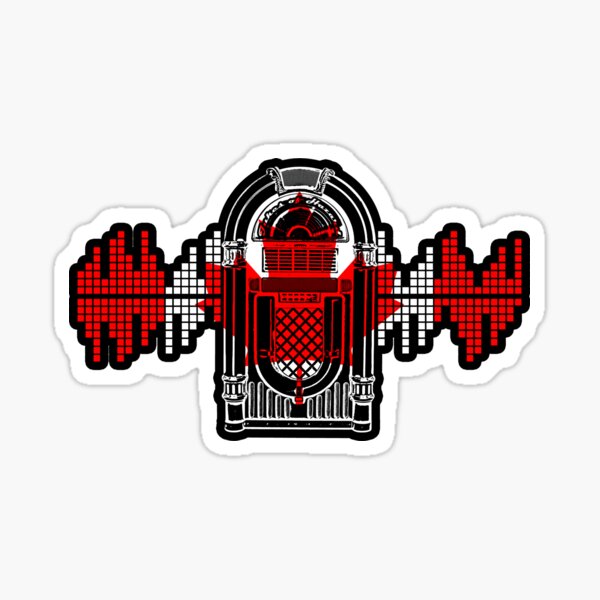 "Canadian Jukebox" Sticker by JukesofHazard | Redbubble