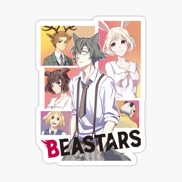 "beastars cartoon for kids2" Sticker for Sale by hintzkobe | Redbubble