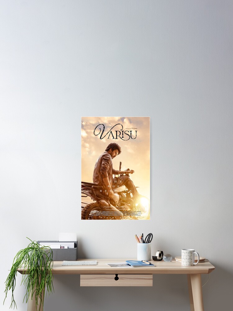 "VIJAY VARISU MOVIE" Poster for Sale by Srirangarakesh | Redbubble