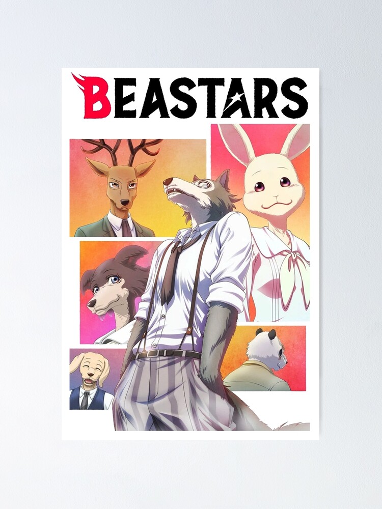 "beastars cartoon for kids3" Poster for Sale by hintzkobe | Redbubble