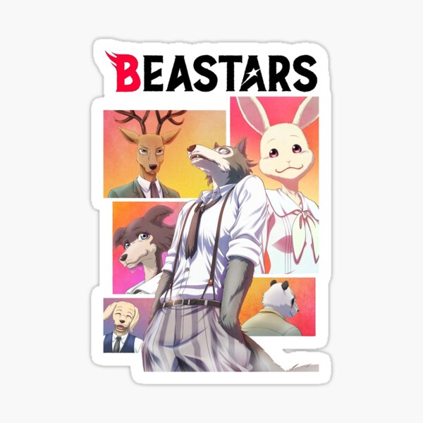 "beastars cartoon for kids3" Sticker for Sale by hintzkobe | Redbubble