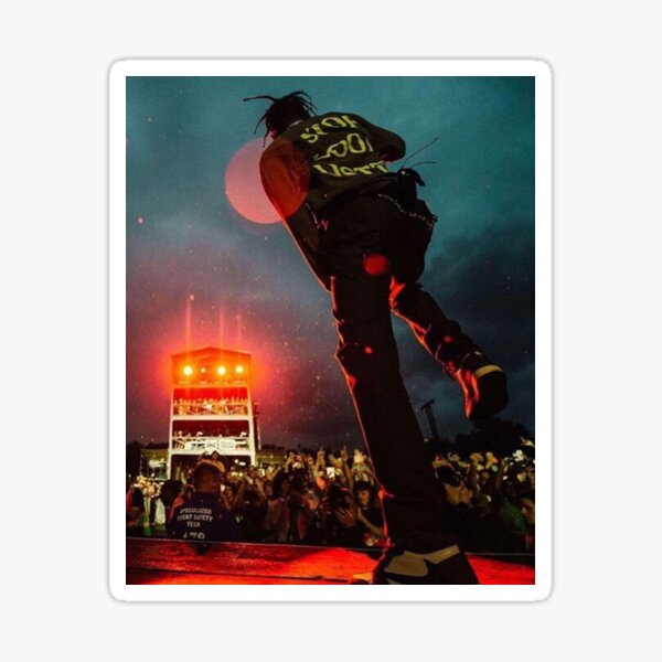 "Travis Scott" Sticker for Sale by bilgibsiku | Redbubble