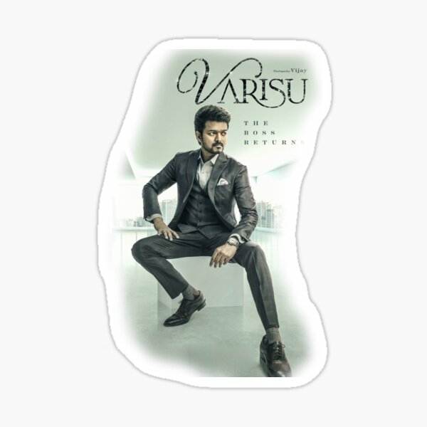 "VIJAY NEW MOVIE VARISU " Sticker for Sale by Srirangarakesh | Redbubble