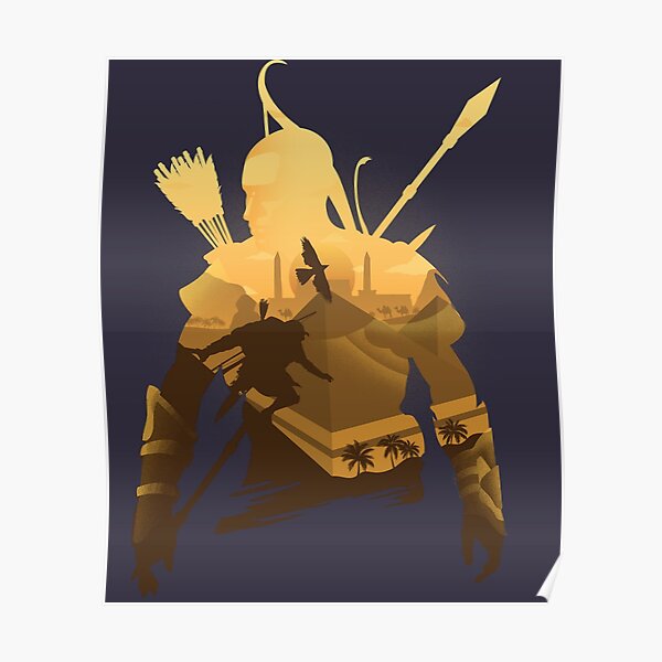 "Open World Fantasy Knight Temple Sliding At Gizacool Gift" Poster for ...