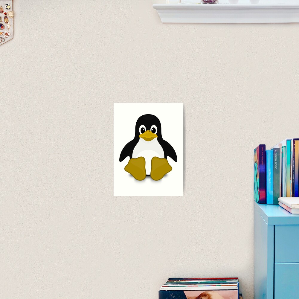 "Tux Linux" Art Print by aquinta | Redbubble