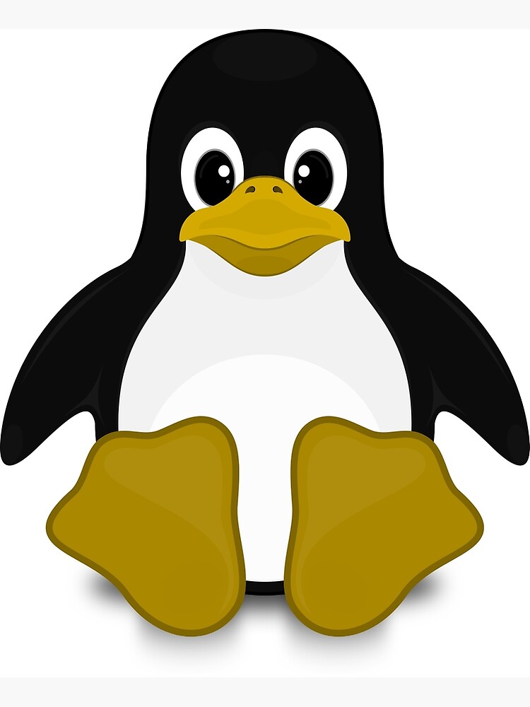 "Tux Linux" Art Print by aquinta | Redbubble
