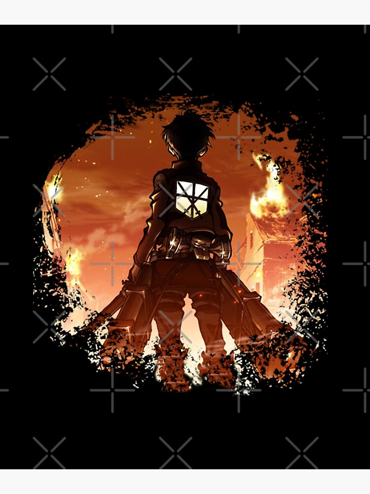 "Eren Yeager" Poster for Sale by ProductAnime | Redbubble