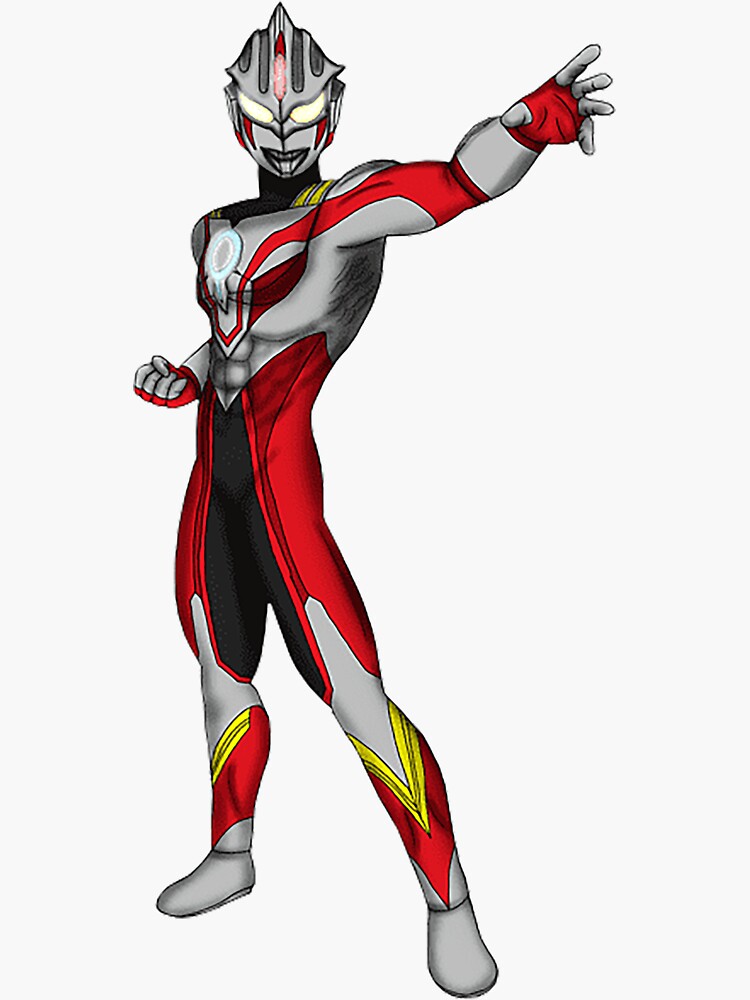 "ultraman mebius" Sticker for Sale by gingerrse | Redbubble