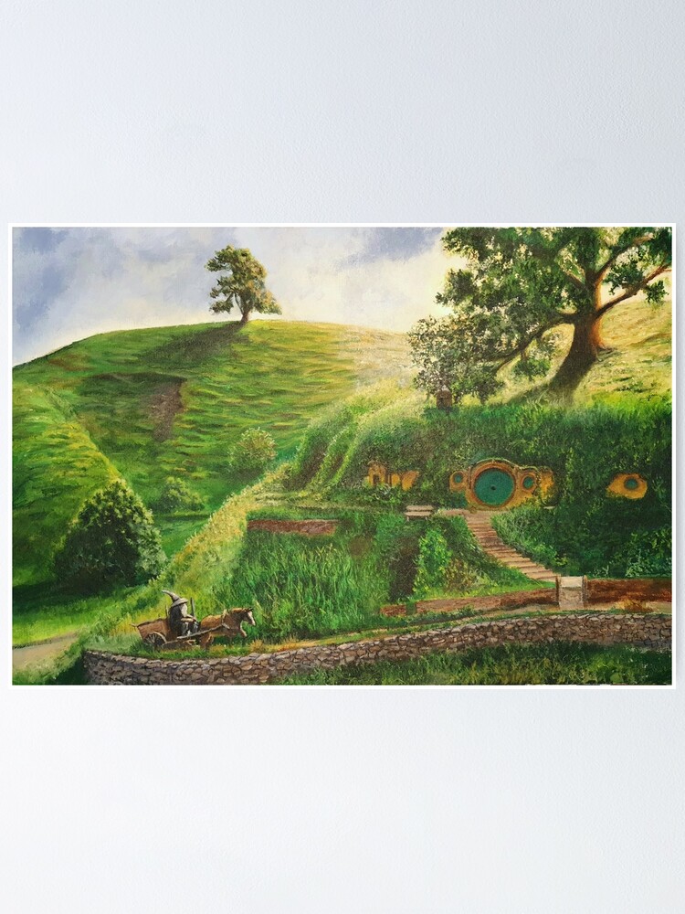 "The shire" Poster for Sale by ArtbyAEB | Redbubble