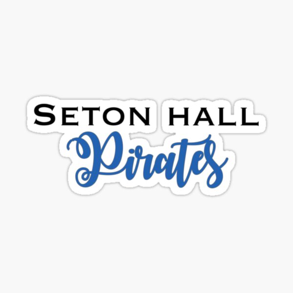 "Pirates- SHU" Sticker for Sale by The Tiny Spotted Piper | Redbubble
