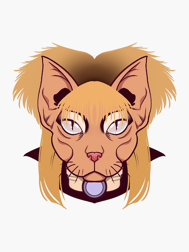 "Jareth - Sphynx" Sticker for Sale by swootz | Redbubble