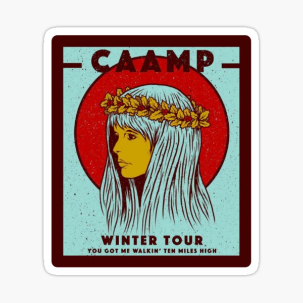"CAAMP BAND WINTER TOUR " Sticker for Sale by LeanderPeterson | Redbubble