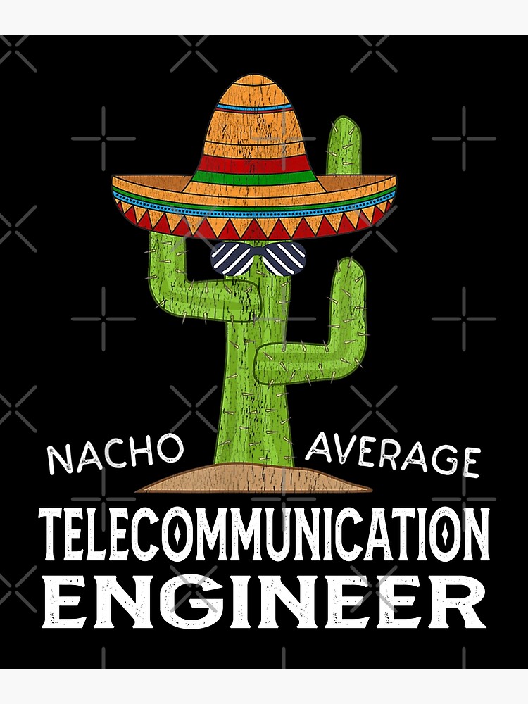 Póster «Divertido Ingeniero de telecomunicaciones Humor Regalos ...