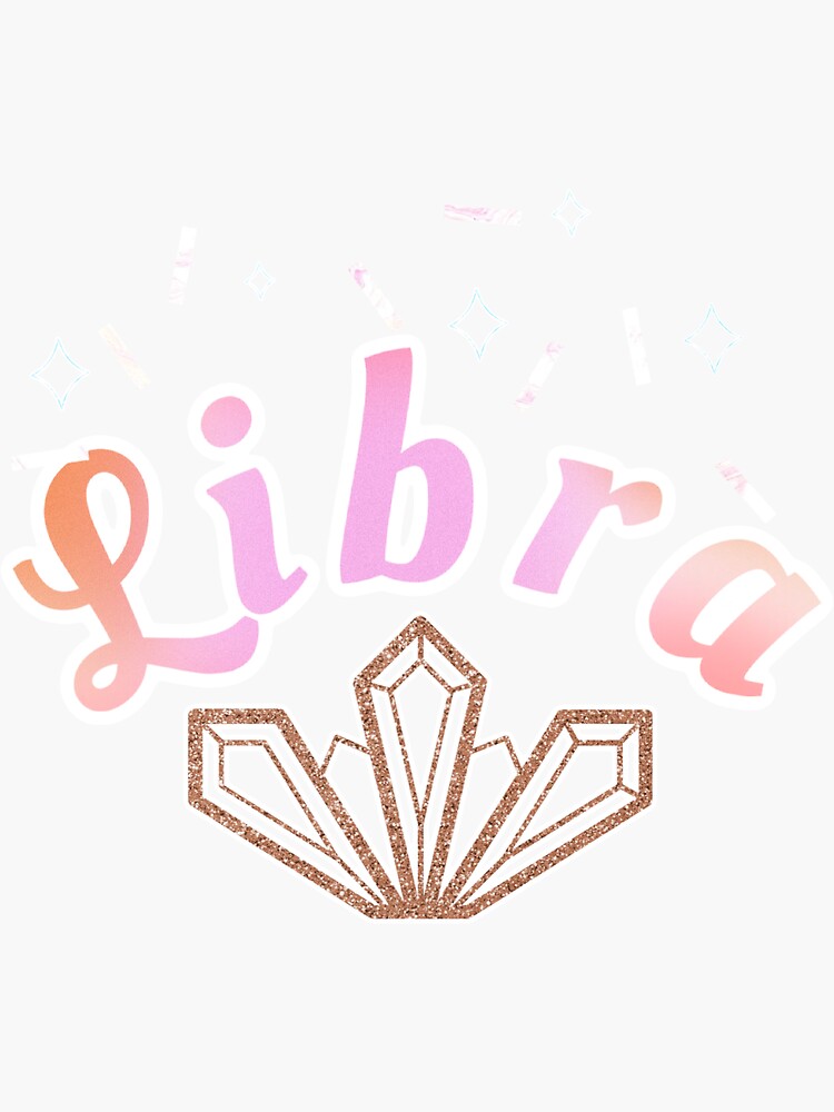 "Zodiac 7: Libra Gal" Sticker for Sale by UponRaspberry | Redbubble