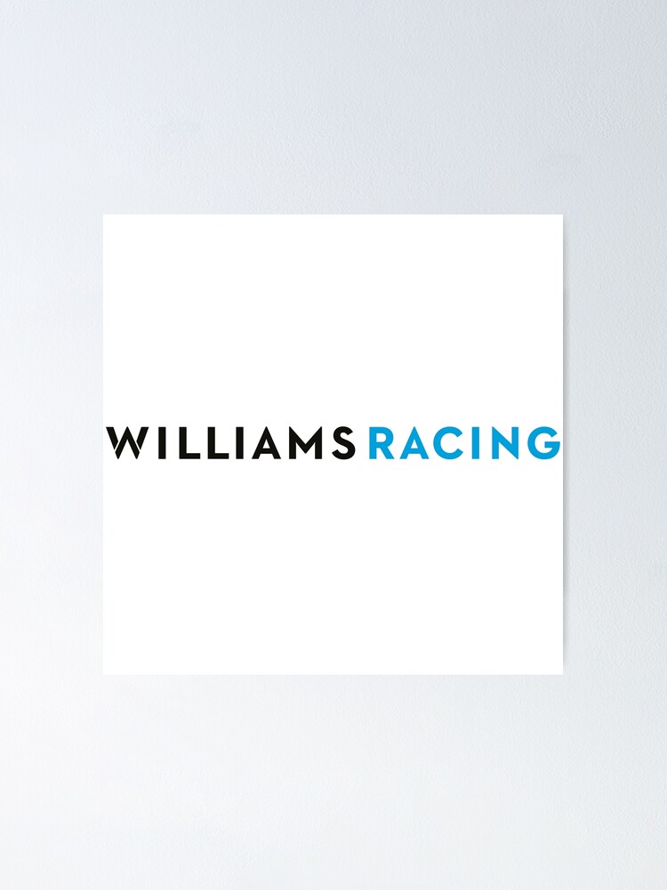 Póster «Logotipo completo del equipo Williams Racing F1 2022» de F1RB ...
