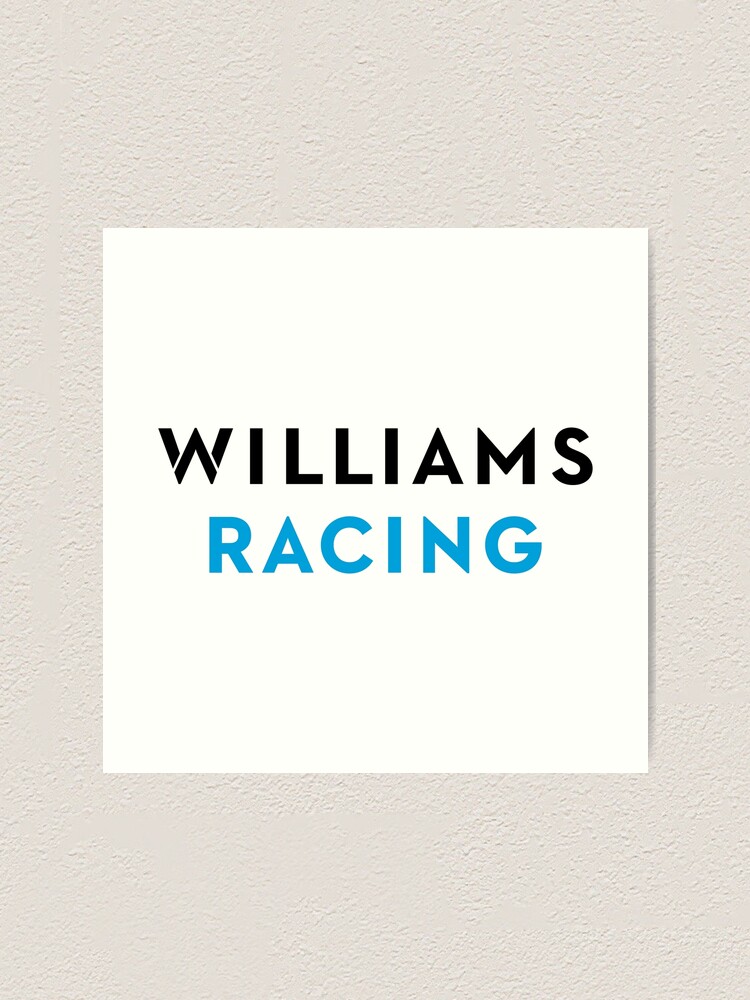"Williams Racing F1 Full Team Logo" Art Print for Sale by F1RB | Redbubble