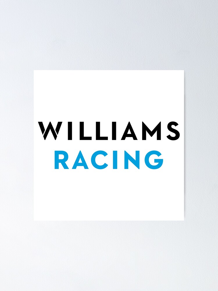 "Williams Racing F1 Full Team Logo" Poster for Sale by F1RB | Redbubble