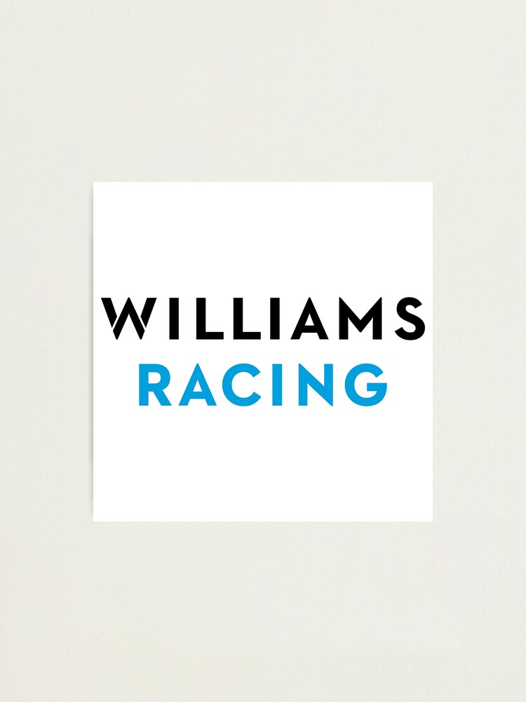 "Williams Racing F1 Full Team Logo" Photographic Print for Sale by F1RB ...