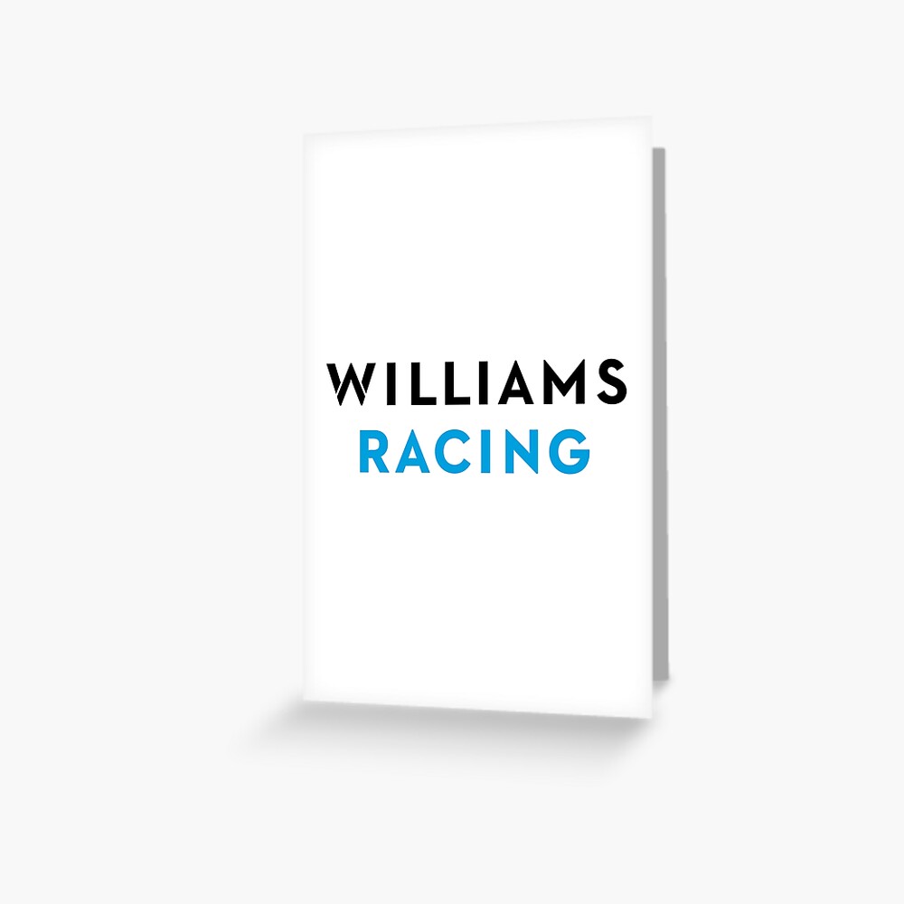 "Williams Racing F1 Full Team Logo" Greeting Card for Sale by F1RB ...
