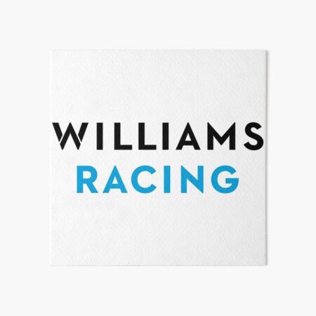 "Williams Racing F1 Full Team Logo" Art Board Print for Sale by F1RB ...