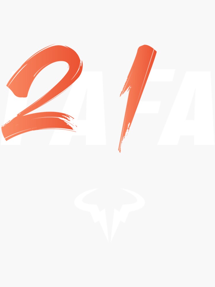 "rafael nadal rafa 21 v2 " Sticker for Sale by CoachBillyTenni | Redbubble