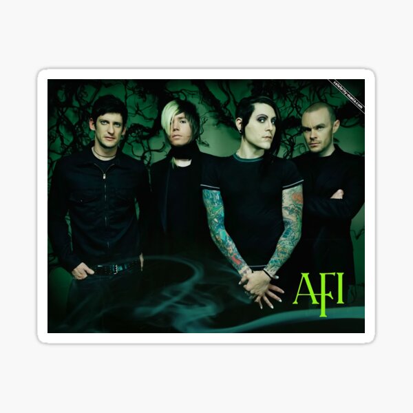 "AFI BAND Poster" Sticker for Sale by masson-store | Redbubble