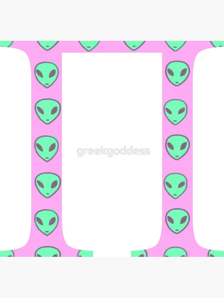 "Pi Alien Pattern Greek Sorority" Poster by greekgoddess | Redbubble